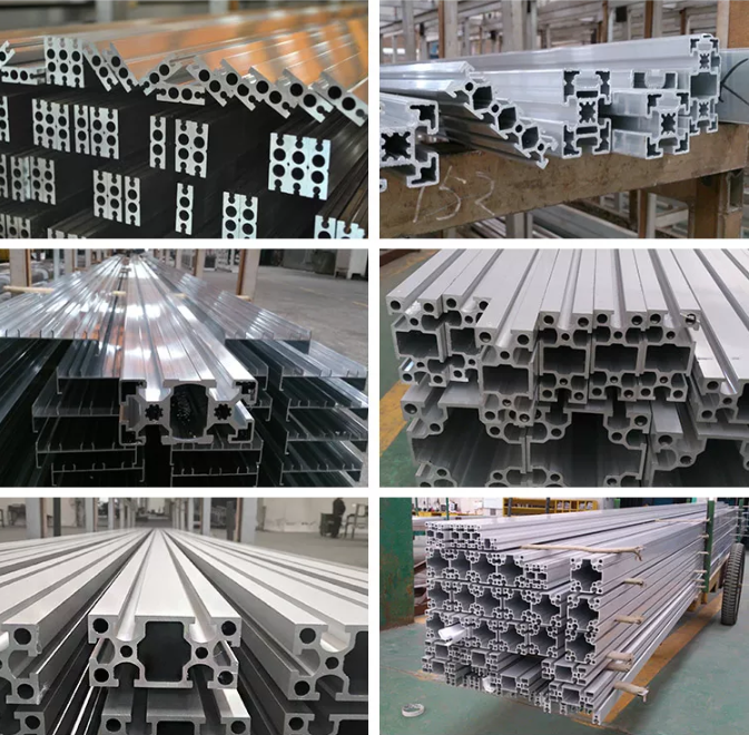 6063 White Black Aluminum Extrusion Profile Square Precision Factory Outlet